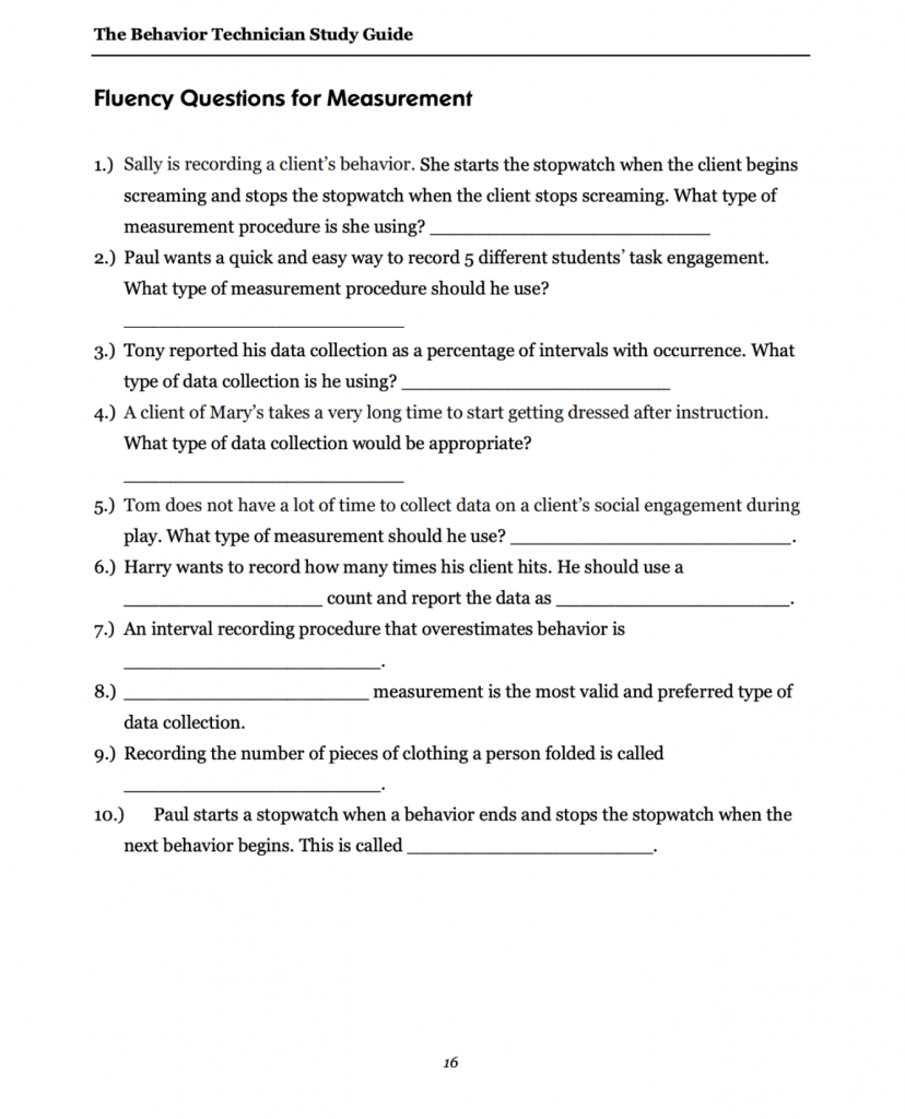 RBT Exam Prep: RBT Study Guide | ABA Study Guide